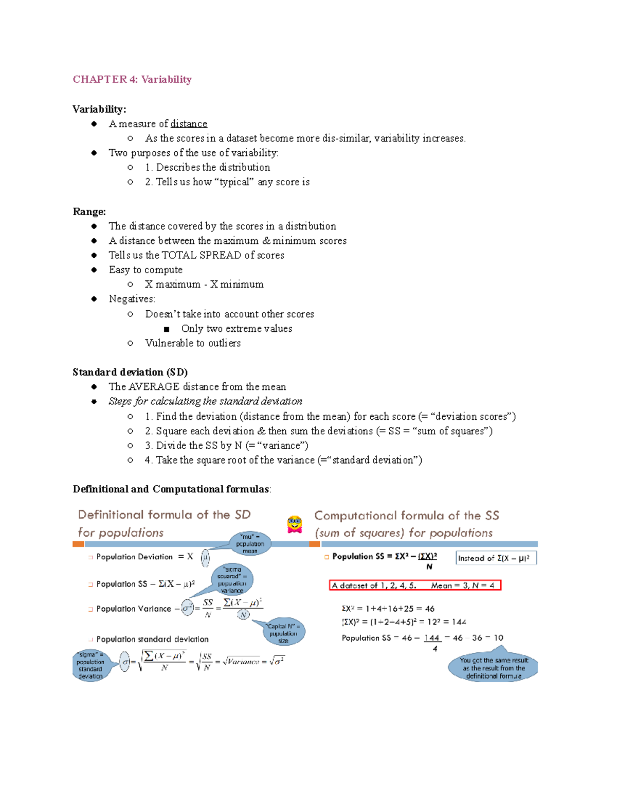 Week 3 (feb 22-feb 26) - Lecture notes 2 - CHAPTER 4: Variability ...