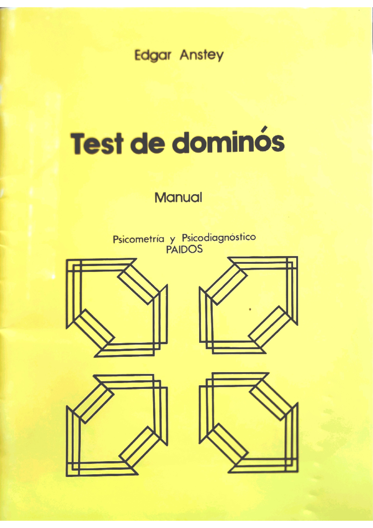 Manual Test de Dominós - Es el test de Domino's utilizado para pruebas ...