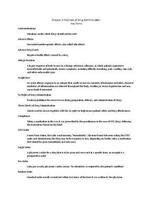 Parenteral+Injections+Chart - N315 Unit I Sensory Regulatory Needs ...