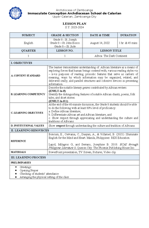 Grades 9 LAY Value Judgment - GRADES 7 - 12 Detailed Lesson Plan Teacher LEAH T. TAMAC Grade ...