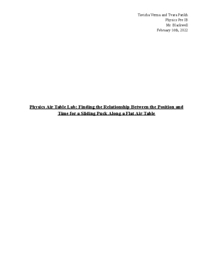 Physics - Grade: 10 - High School - Canada - Studocu