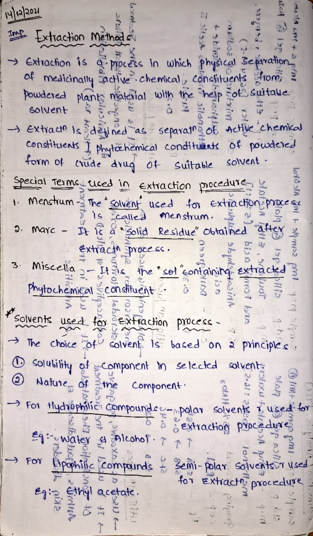 Extraction techniques 4unit - II - Advanced Instrumentation Techniques ...