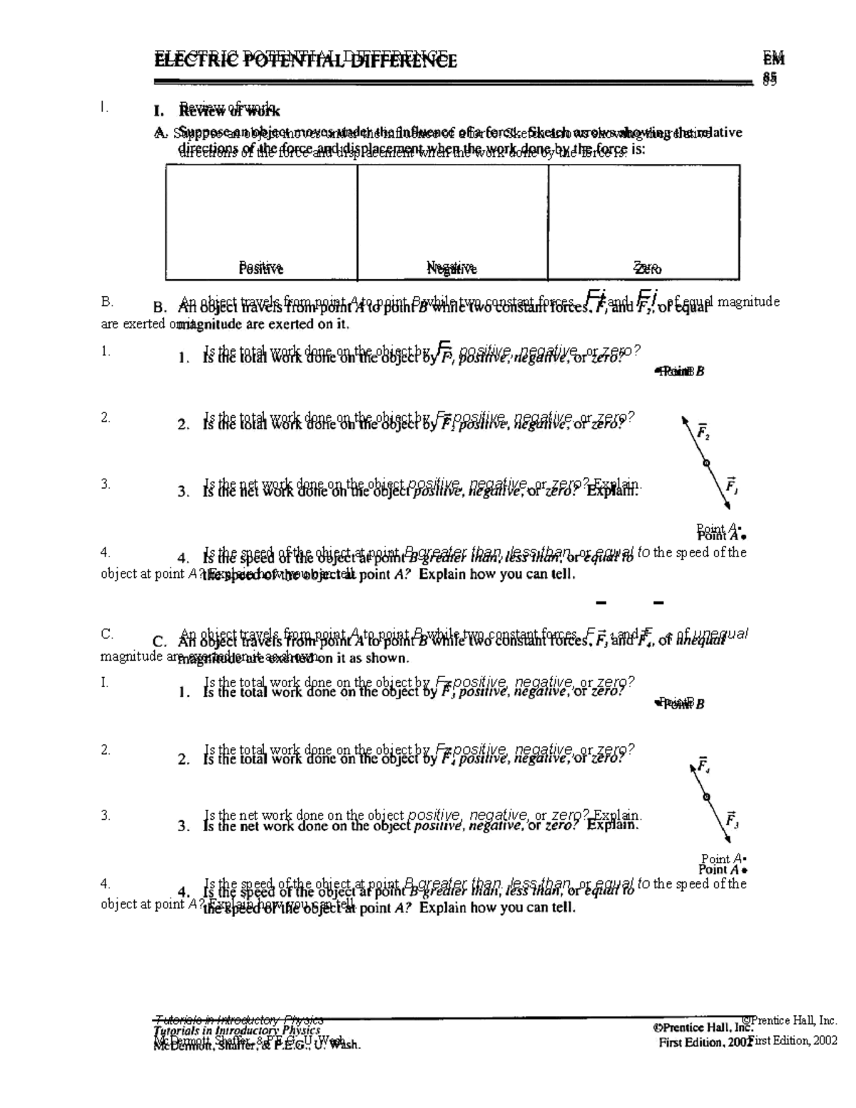 Activity 2-Electric Potential - ELECTRIC POTENTIAL DIFFERENCE EM 85 I ...