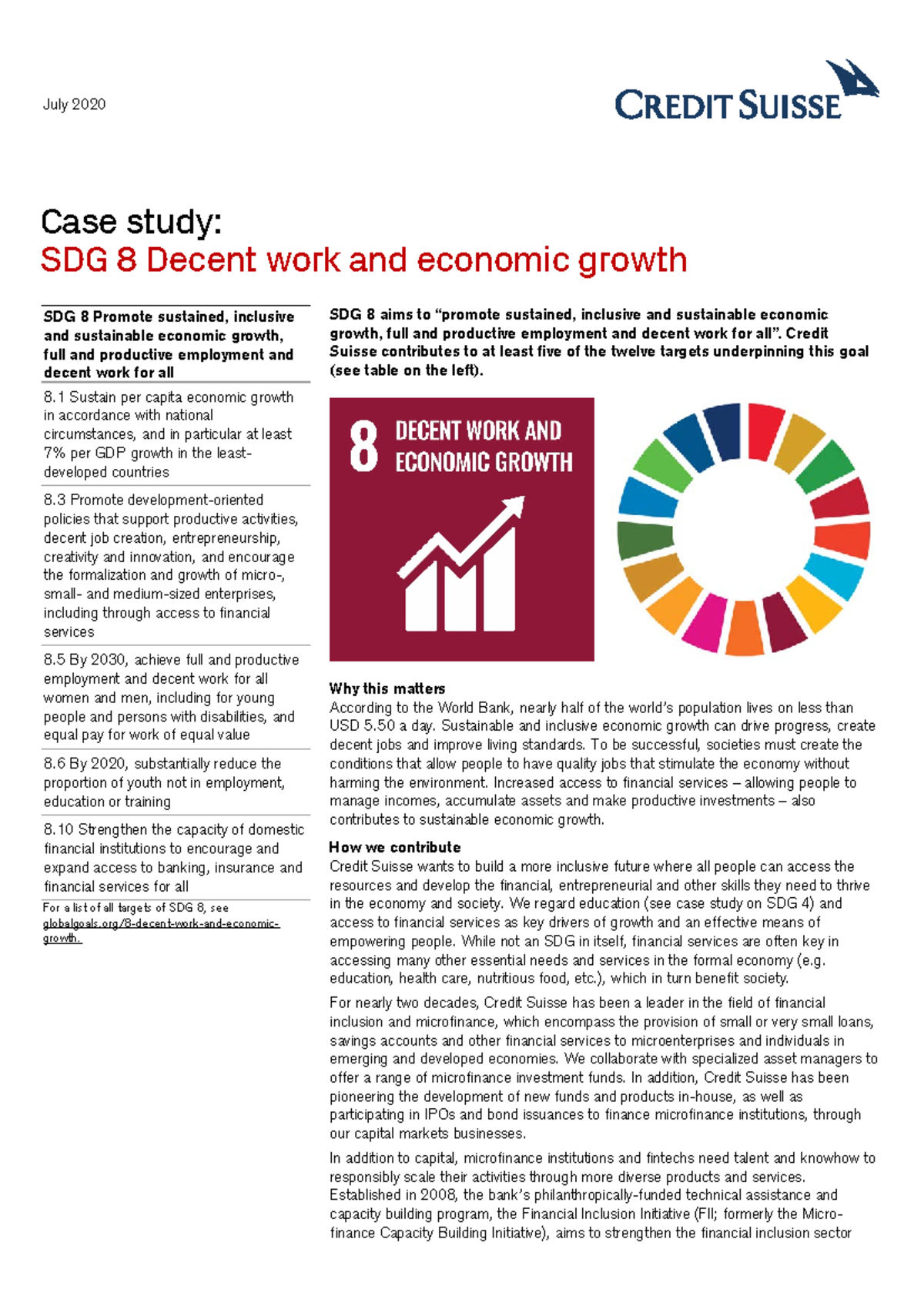 Case study sdg 8 en - Hope the document can help you guys! - SDG 8 ...