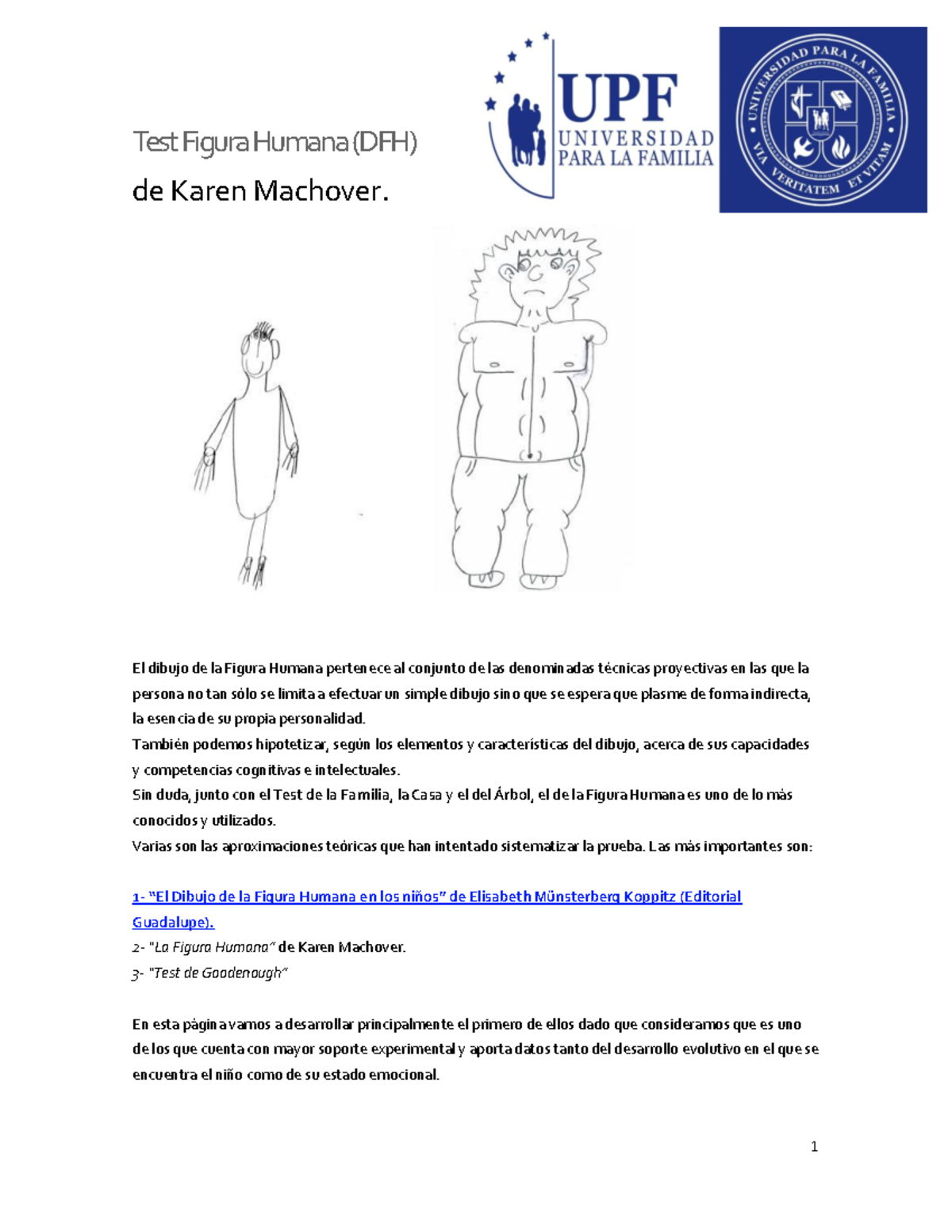 AREA Afectiva- Figura Humanade Karen Manchover - Test Figura Humana ...