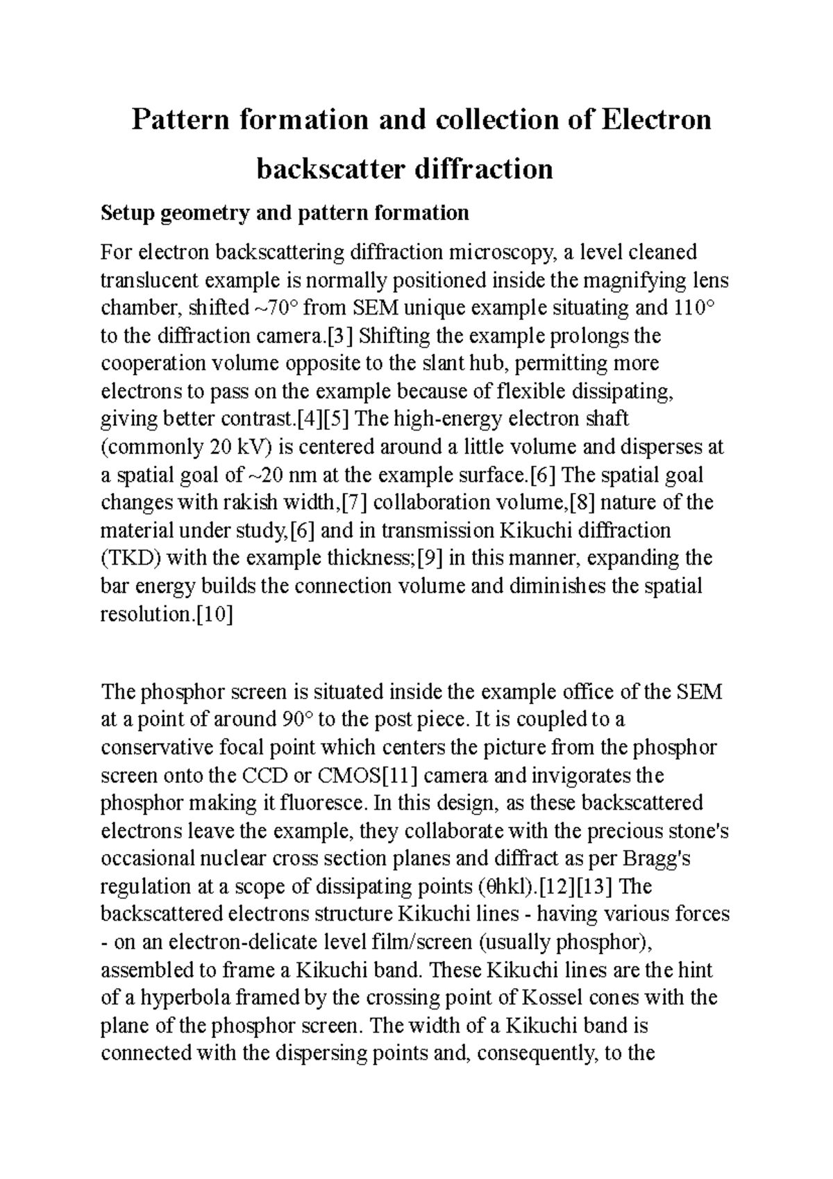 Pattern formation and collection of Electron - Pattern formation and ...