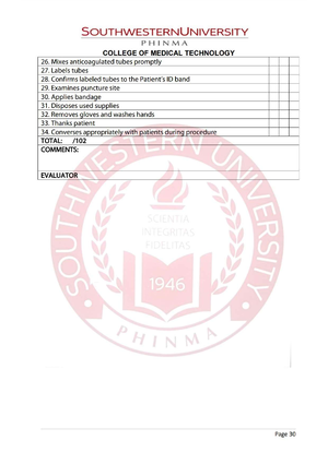 Student Activity Sheet 1 - Principles of Medical Laboratory Science Practice - STUDENT ACTIVITY ...