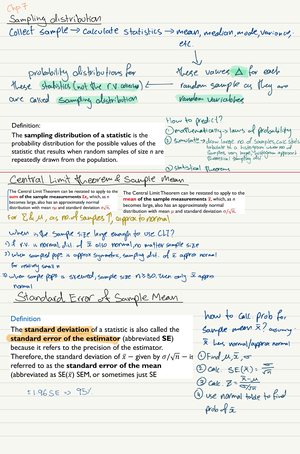 SC2000 - NTU - Probability and Statistics - Studocu