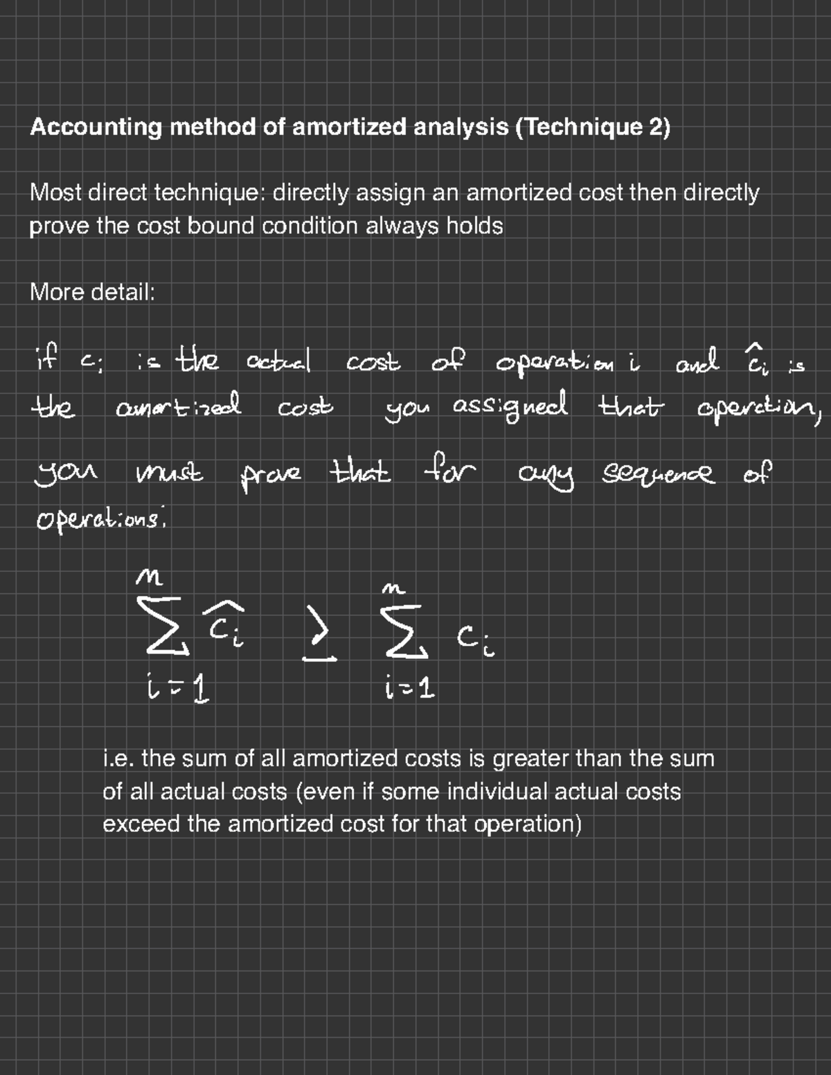 Amortized Analysis Accounting and Potential Method - Accounting method ...
