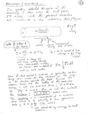 Lecture notes, lectures 54-77 - PHYS 232 - Studocu