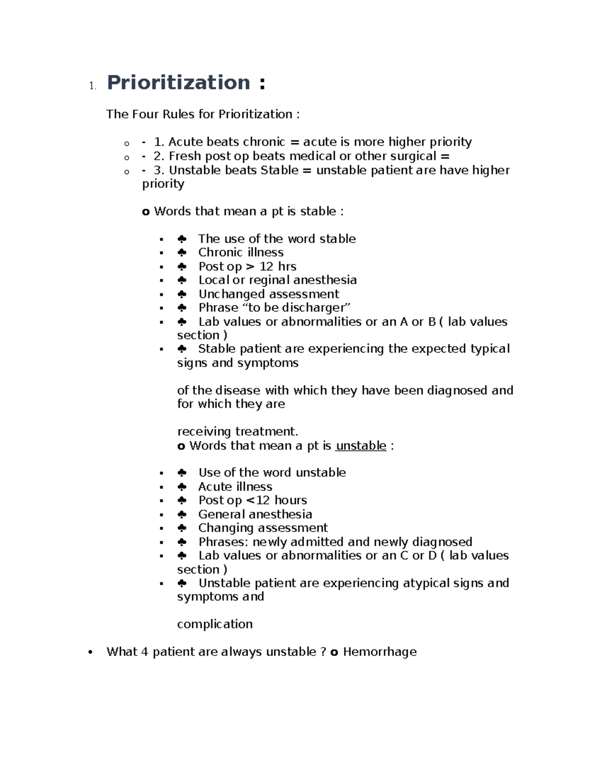 Prioritization - Very helpful - 1. Prioritization : The Four Rules for ...