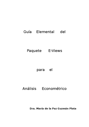 Introduccion a la Econometria wooldridge quinta edición - Introducción a la ECONOMETRÍA Quinta ...