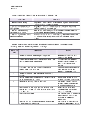Clinical Procedures - Template Matching: Key Terms Descriptions ...