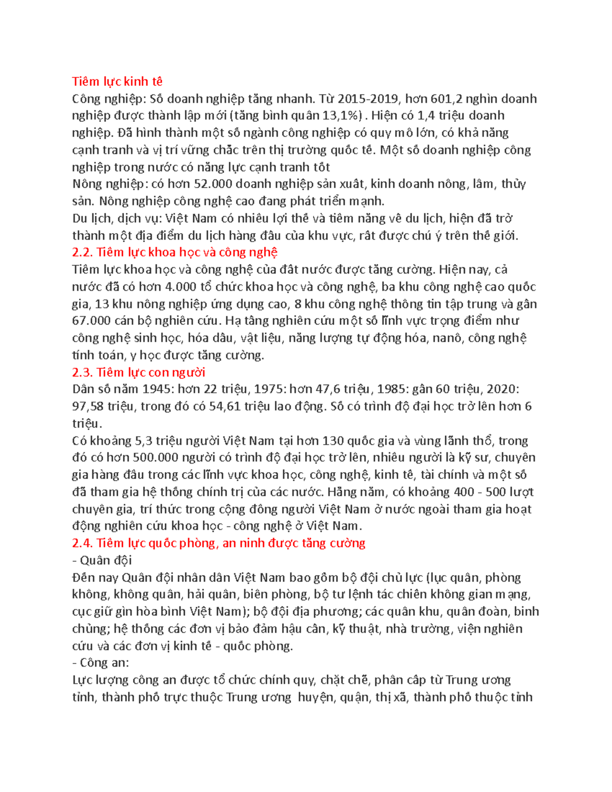 Tiềm lực kinh tế của việt nam - Tiềềm l c kinh tềếự Công nghi pệ : Sôế doanh nghi p tăng nhanh ...