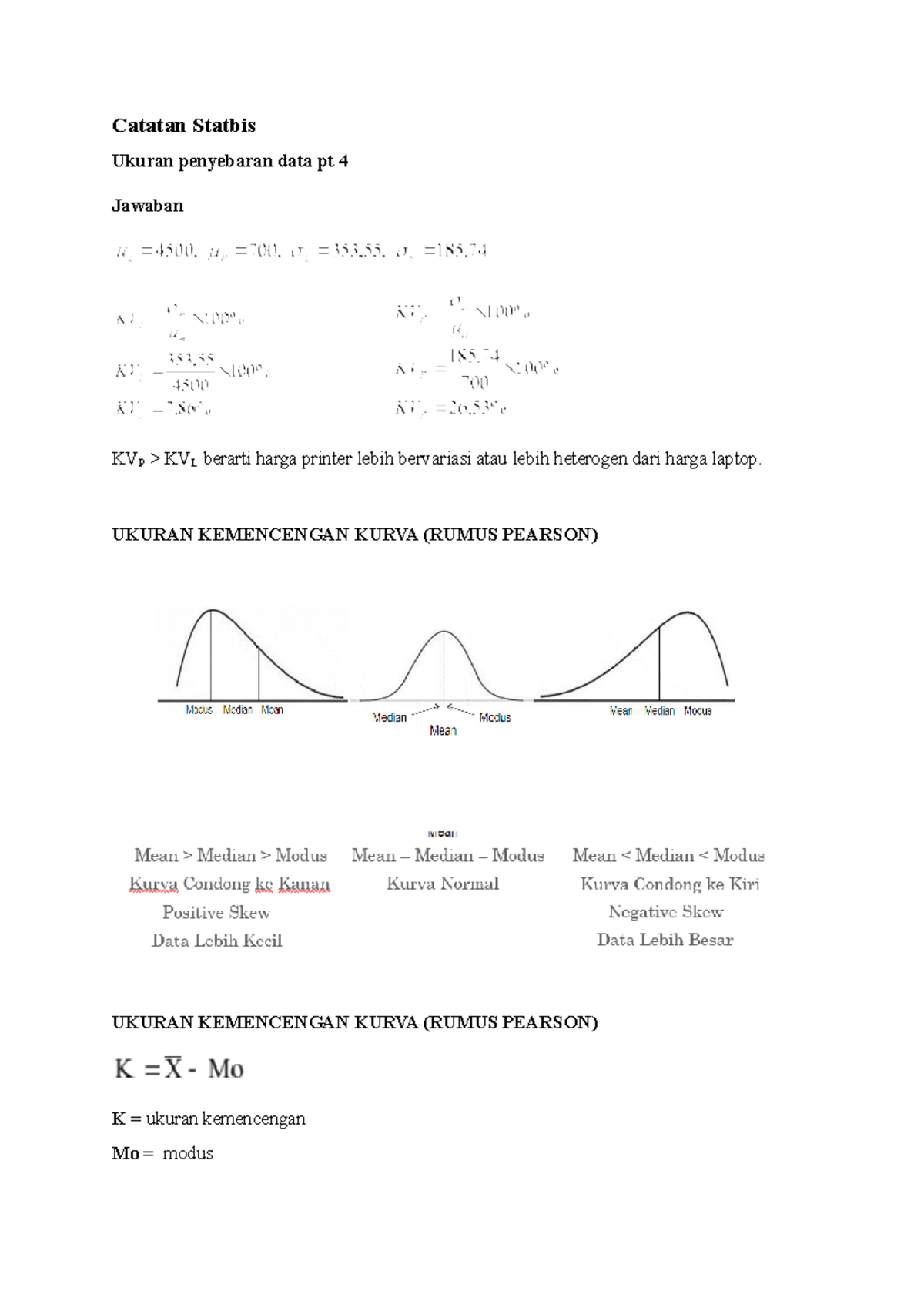 Catatan Statbis ukuran penyebaran data pt4 - Catatan Statbis Ukuran ...