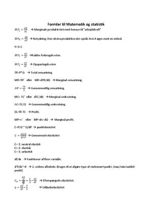 Formelsamling til Matematik - Matematisk formelsamling stx B-niveau maj 2018 Denne udgave af ...