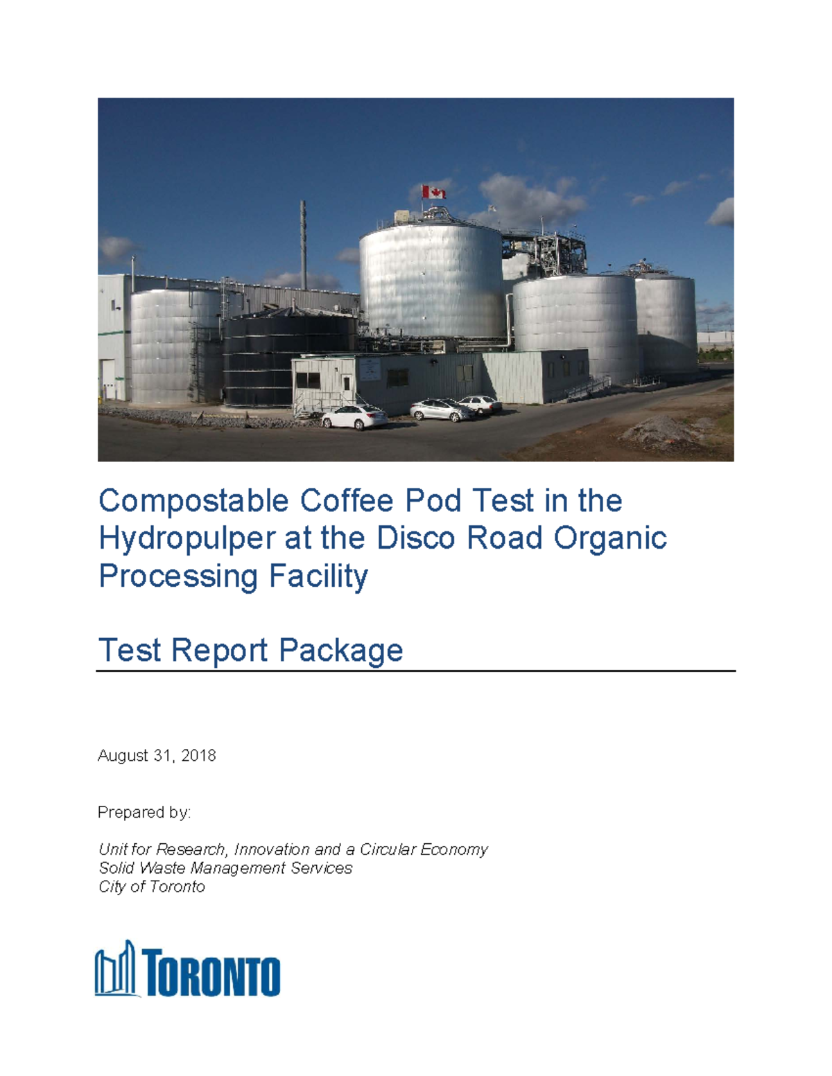 Compostable Coffee Pod Test in the Hydropulper at the Disco Road ...