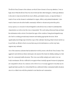 CHE 220 Module Three Communicable Diseases Worksheet - Prompt ...