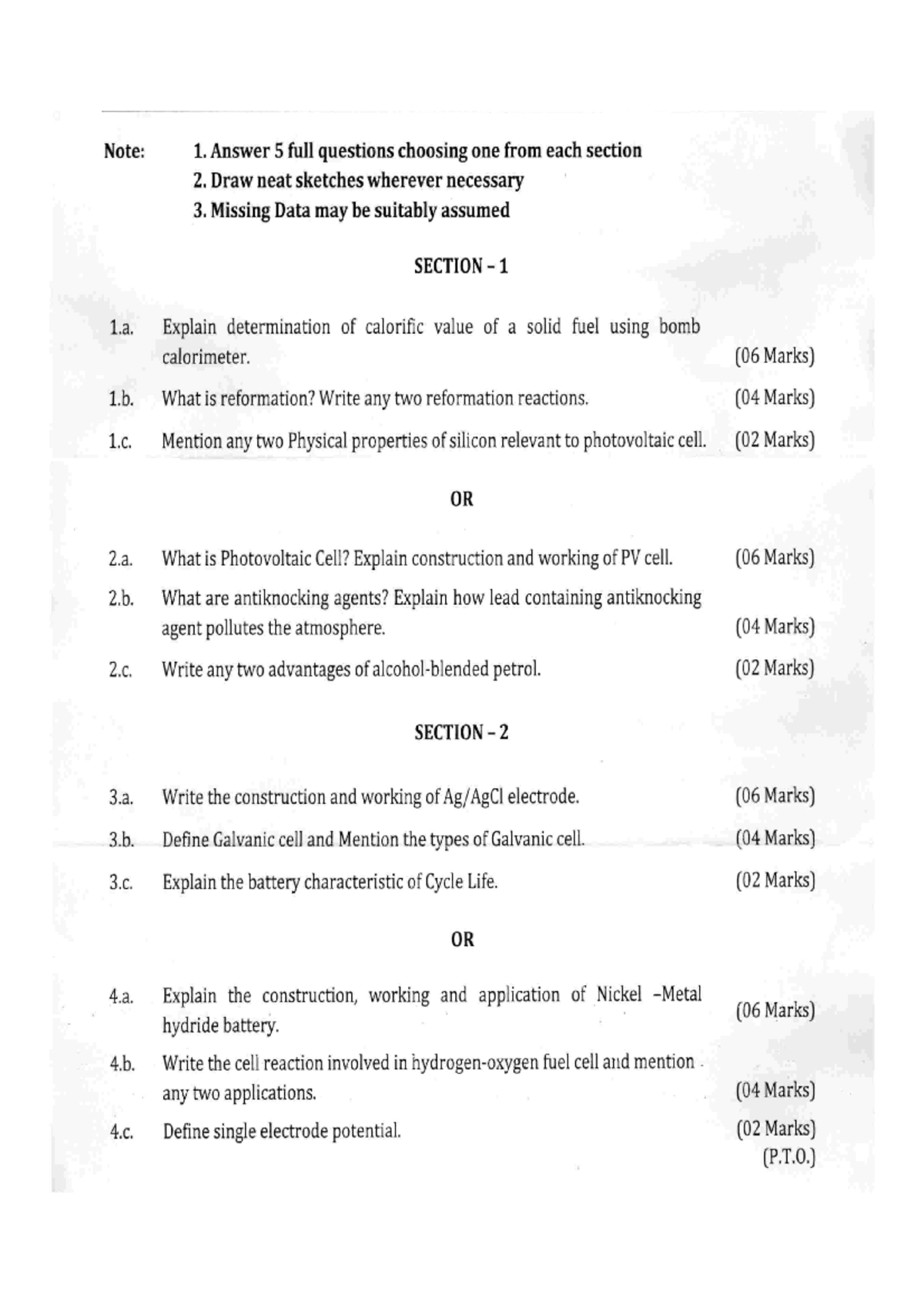CHEMISTRY QUESTIONS - Chemistry - Studocu