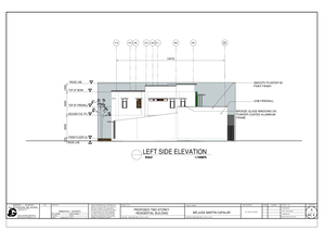 AUTOCAD DRAWING ARCHITECTURE REFERENCE - REAR SDIE ELEVATION A7 SHEET NO.: A 7 SHEET CONTENT ...