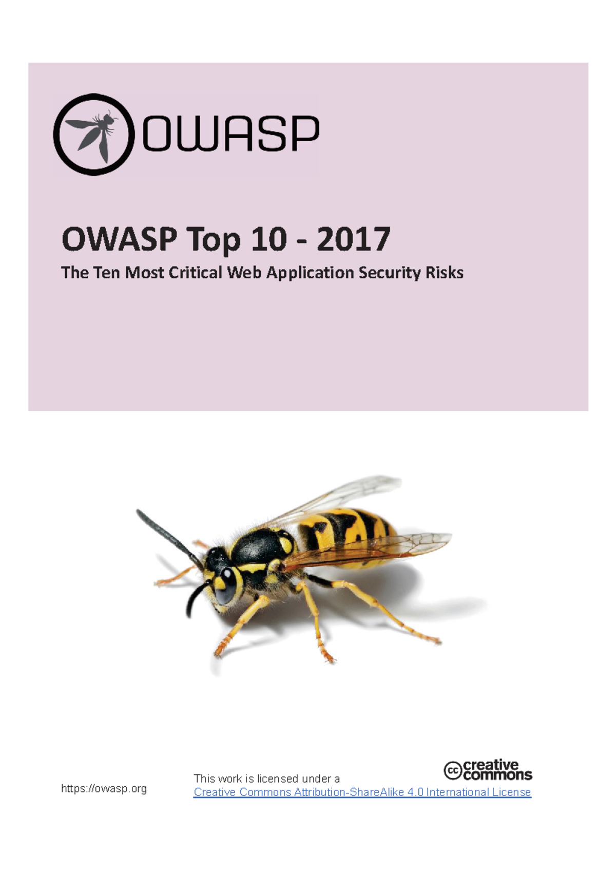 Owasp Top 10 - 2017- Partiel - OWASP Top 10 - 2017 ####### The Ten Most ...
