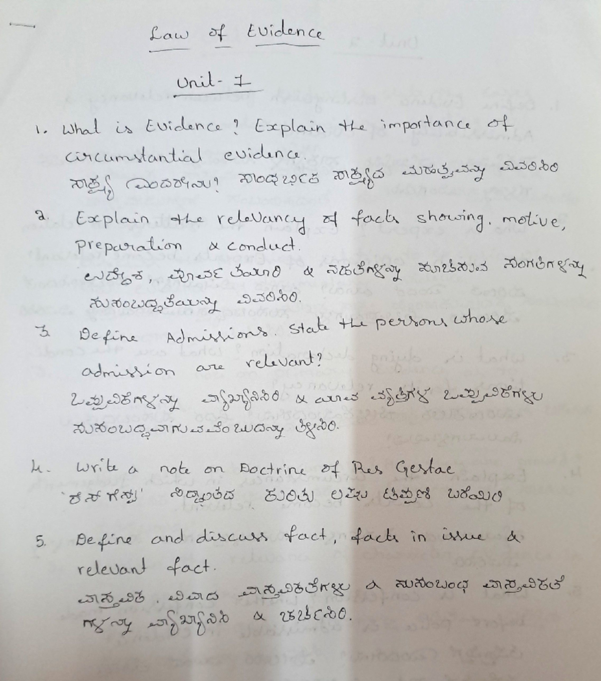 Law of Evidence 29-Aug-2023 12-22-15 - Law of Evidence 1 1. What is ...