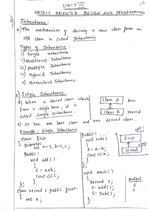 Unit 4 Question Bank - Unit 4 Question for Class test CLA 1 T3 ...