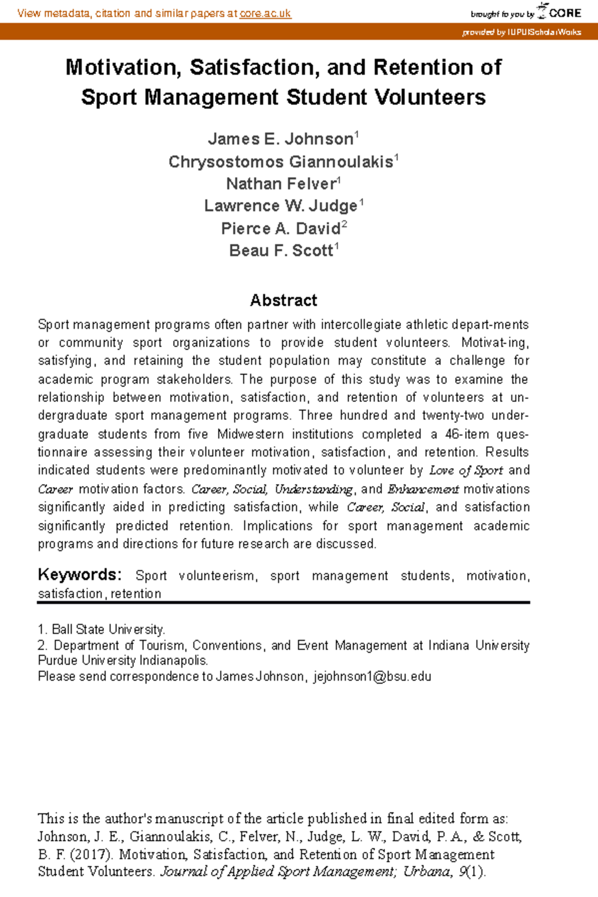 16942000 9 - What is happening in this course - Journal of Applied ...
