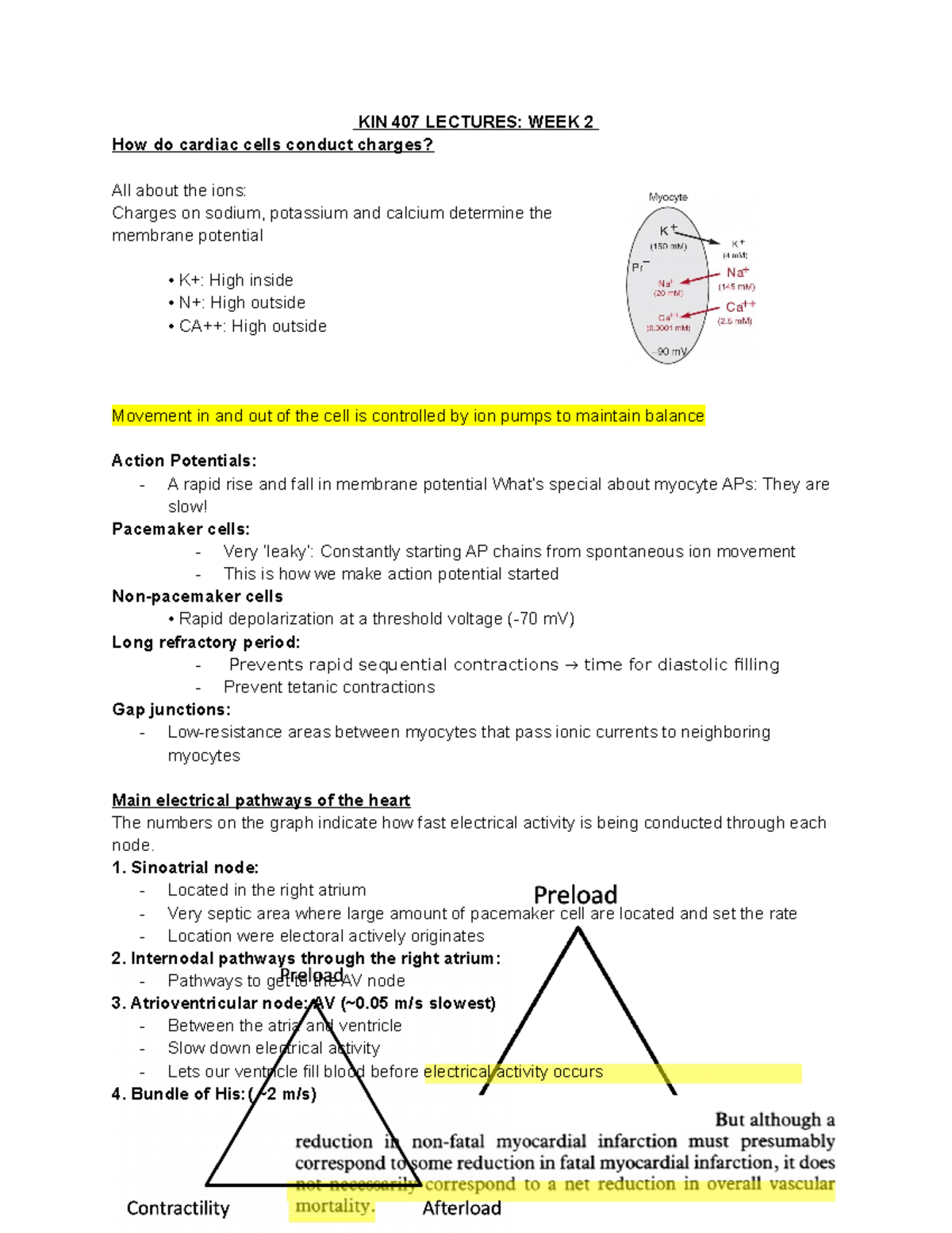 KIN 407 Lectures from 10,11,12 - KIN 407 LECTURES: WEEK 2 How do ...