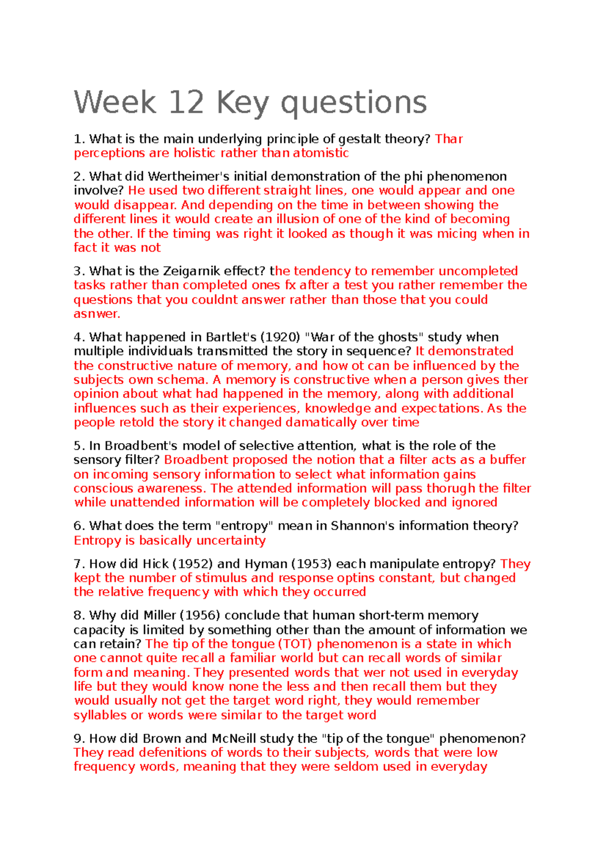 Week 12 Key questions - Week 12 Key questions What is the main underlying principle of gestalt ...