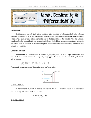 ID1015 Md - Ordinary and partial differential equation - Studocu