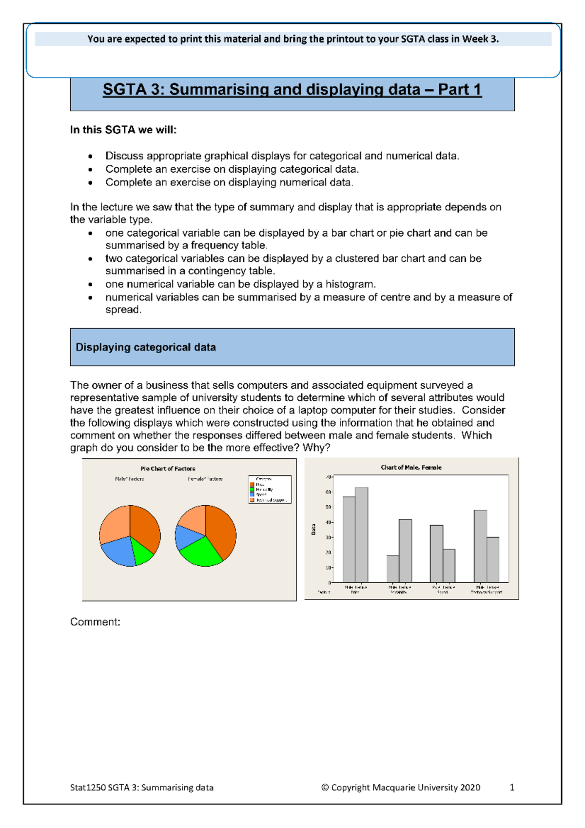 STGA week 3 1 - STGA 3 - ACST101 - Studocu