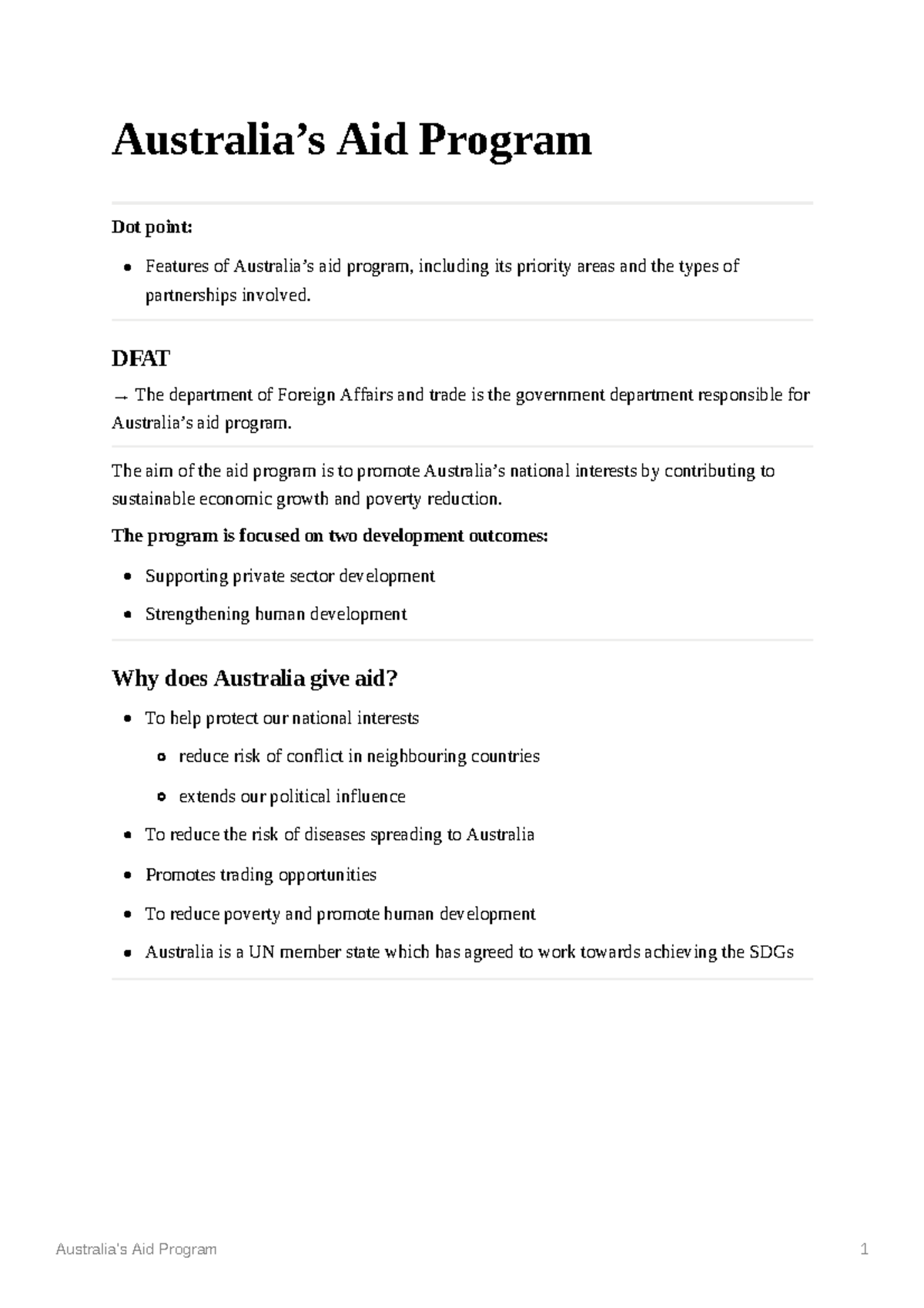 Australias Aid Program - DFAT → The department of Foreign Affairs and ...