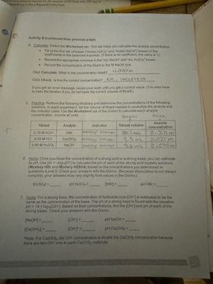 Unknown-2 - titration - Studocu
