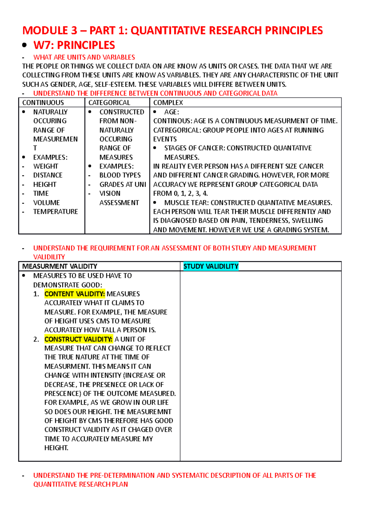Module 3 - PART 1 - Quantitative - MODULE 3 – PART 1: QUANTITATIVE ...