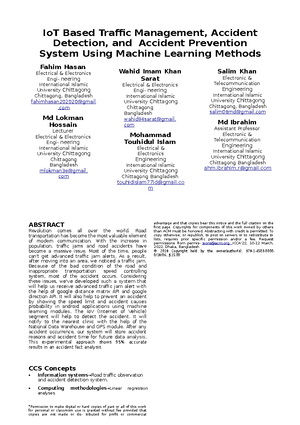 Machine Learning Method Based Industrial Risk Analysis and Prediction ...