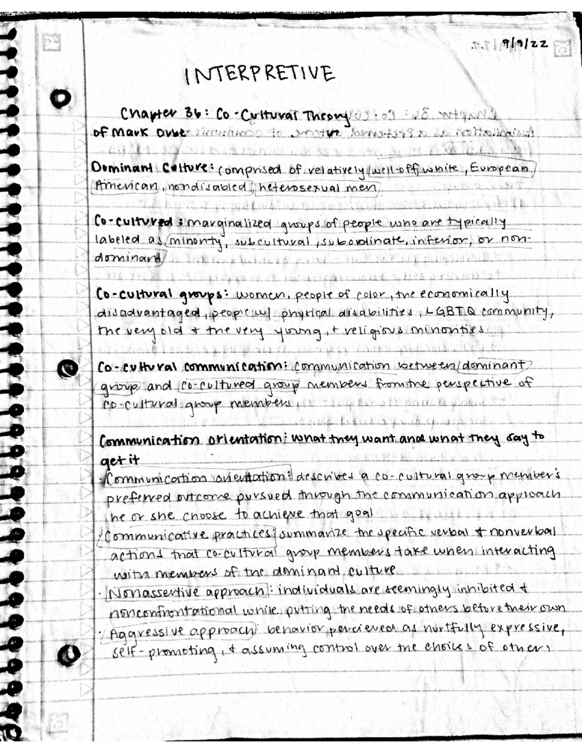 Chapter 36: Co-Cultural Theory - INTERPRETIVE Chapter 36: Co Through ...