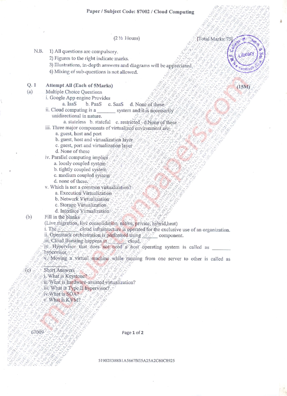 Tybsc-CS SEM6 CC APR19 - Pyqs - Digital Image Processing - Studocu