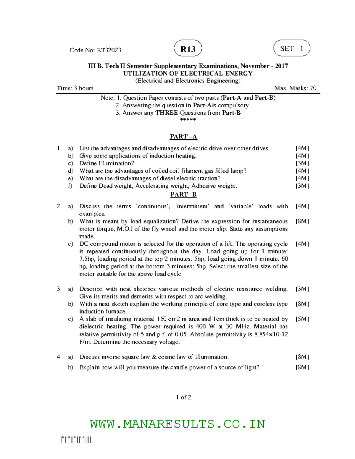 RT32023112017 - ***** - |''|'''||''||'''|||| III B. Tech II Semester ...