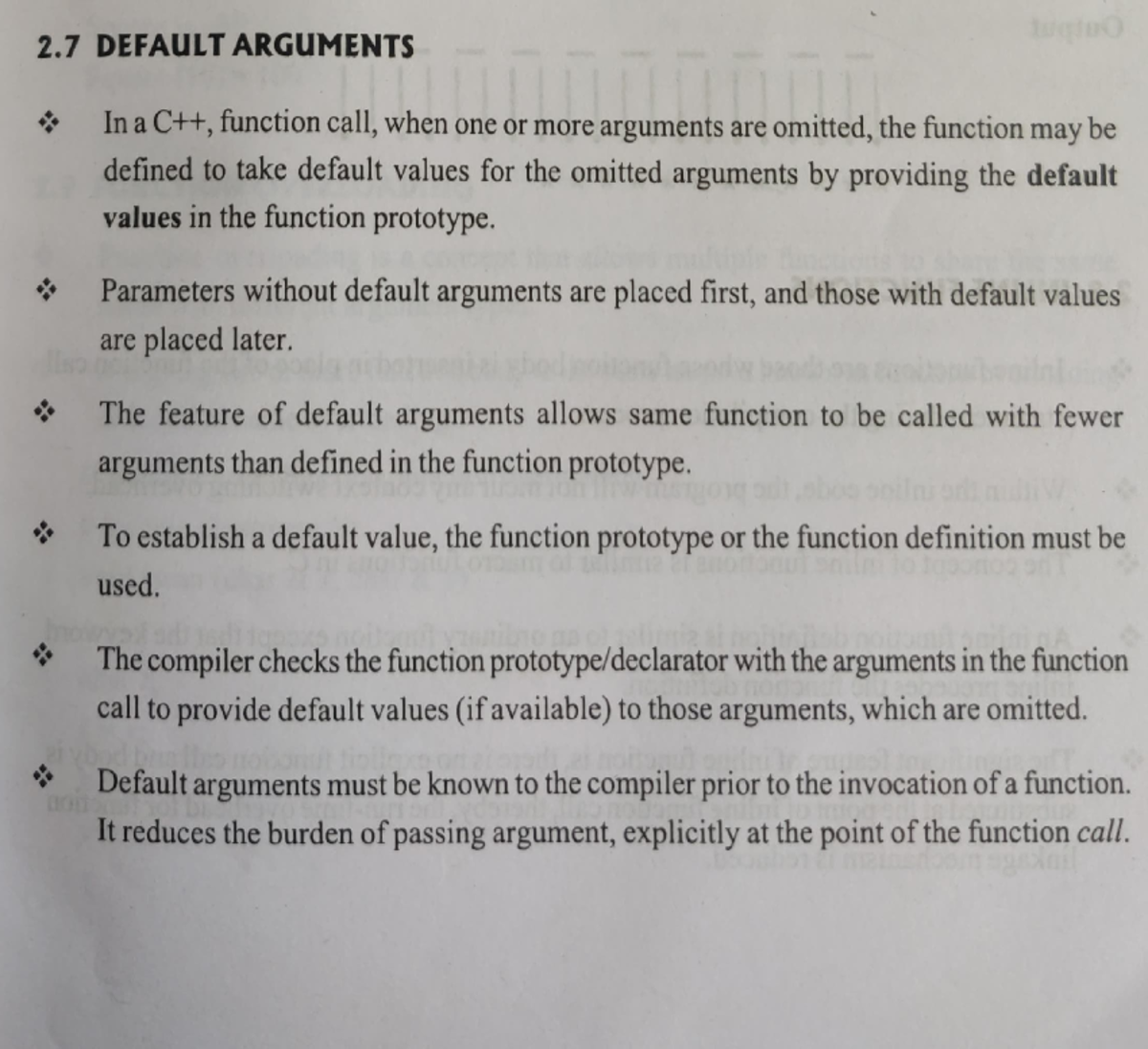 Default Arguments Ugoo 2 Default Arguments In A C Function Call When One Or More Arguments