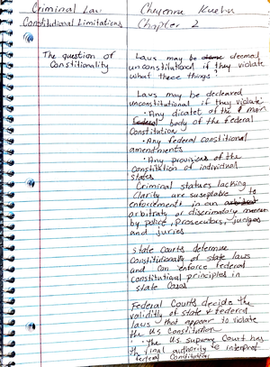 CJ Chapter 3 CLaw - CLAW - iminalL Law yenne Kuehn Claskitacatiaas_at ...