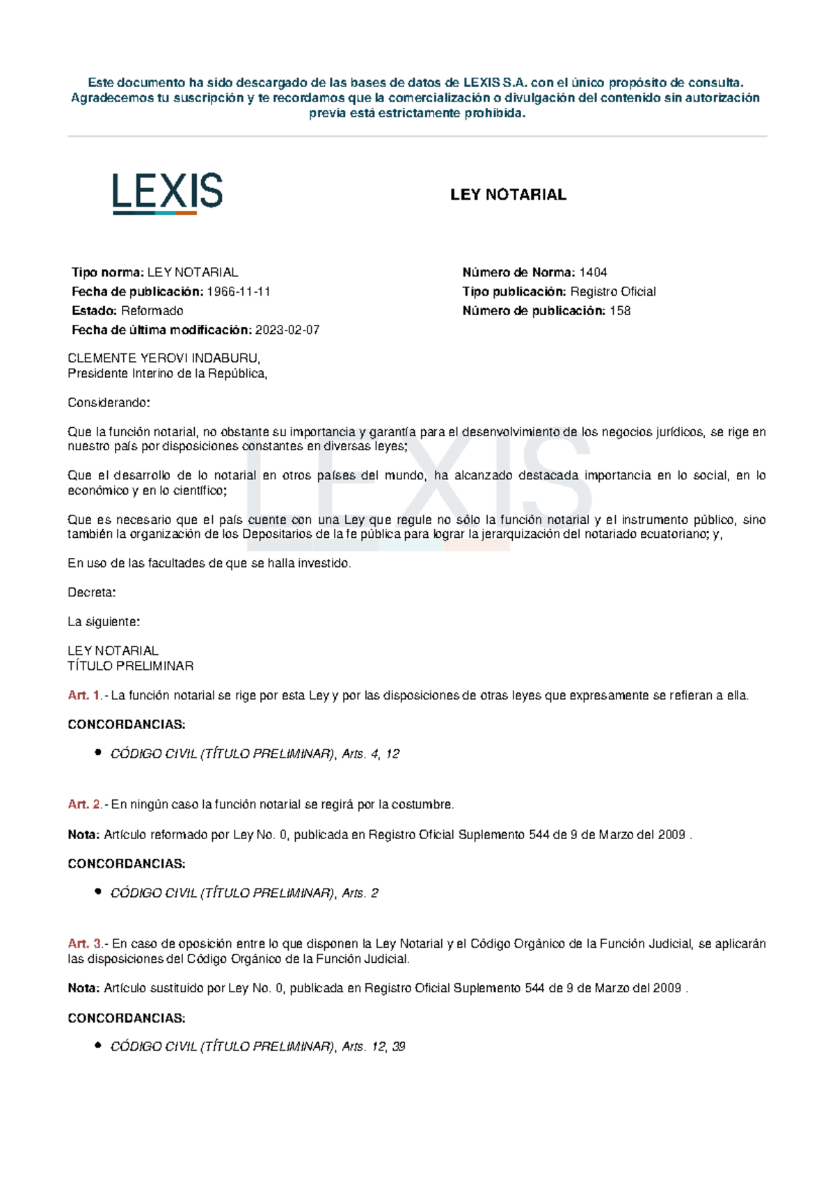 Ley Notarial (act. 2023) - Este documento ha sido descargado de las ...