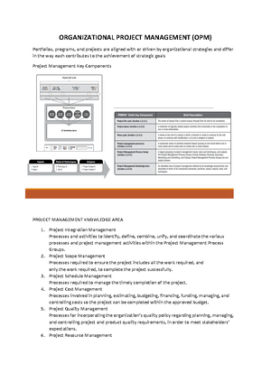 Organizational Project Management - ORGANIZATIONAL PROJECT MANAGEMENT ...