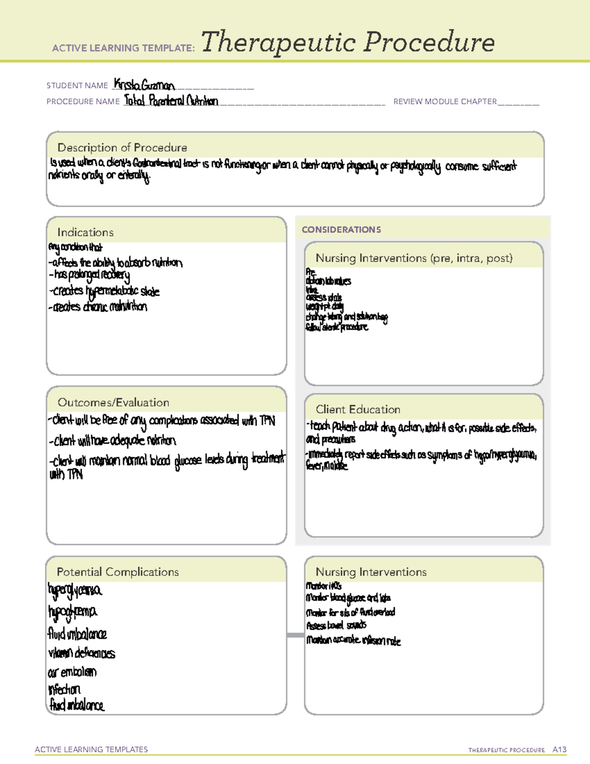 2:9 - ati - ACTIVE LEARNING TEMPLATES THERAPEUTIC PROCEDURE A ...