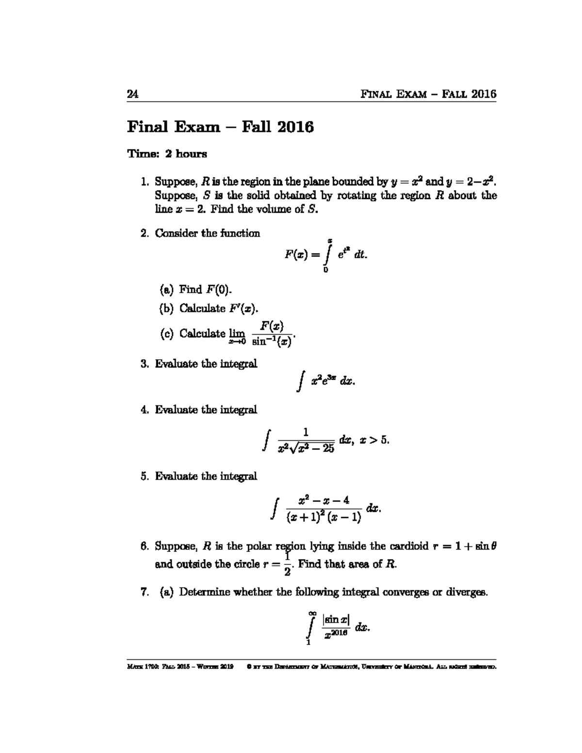 Math 1700-F2016-Final - MATH 1700 - Studocu