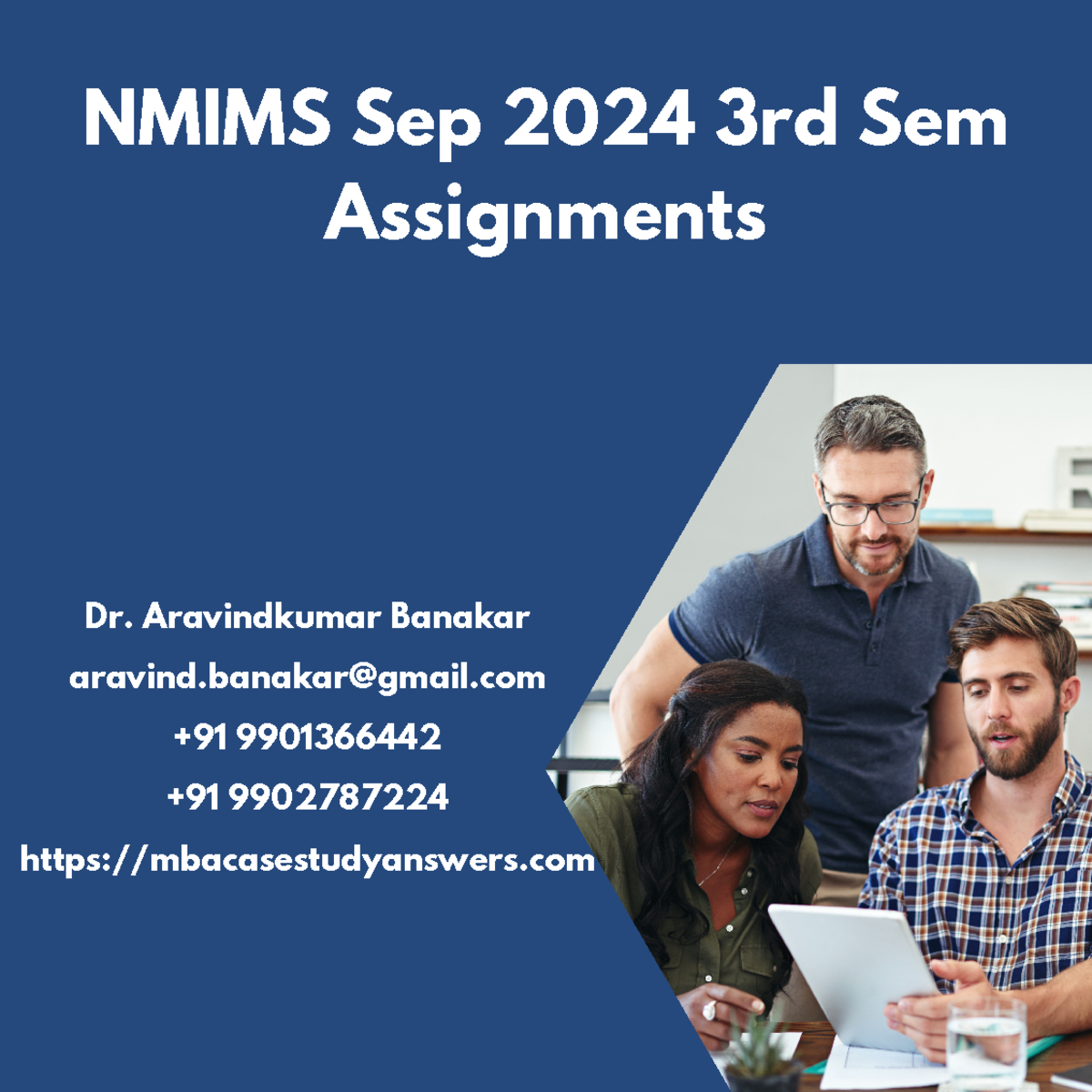 NMIMS SEP 2024 3rd Sem Assignments by Dr. Aravind Banakar - 9901366442 - 9902787224 - Studocu