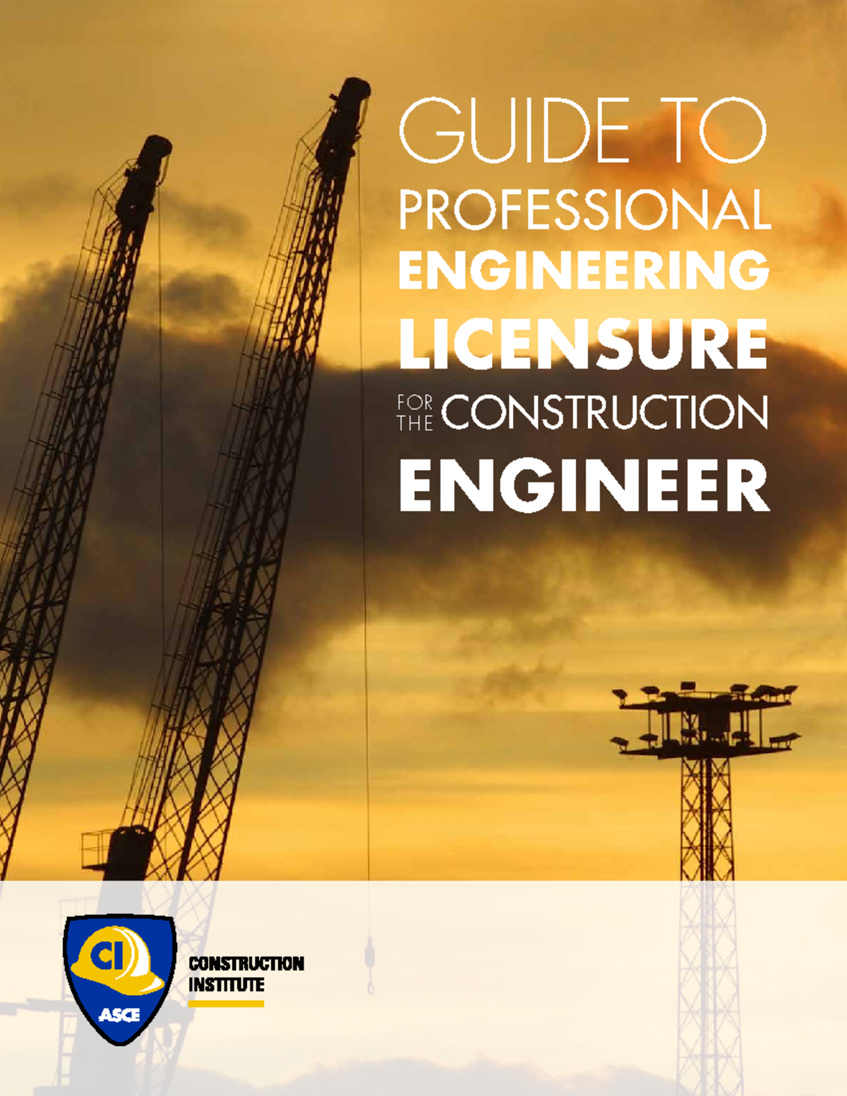 Construction engineering pe guide - GUIDE TO PROFESSIONAL ENGINEERING ...