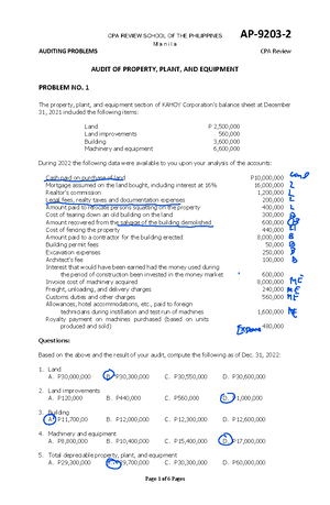 AP 9206-1 Inventories - audit - CPA REVIEW SCHOOL OF THE PHILIPPINES AP ...
