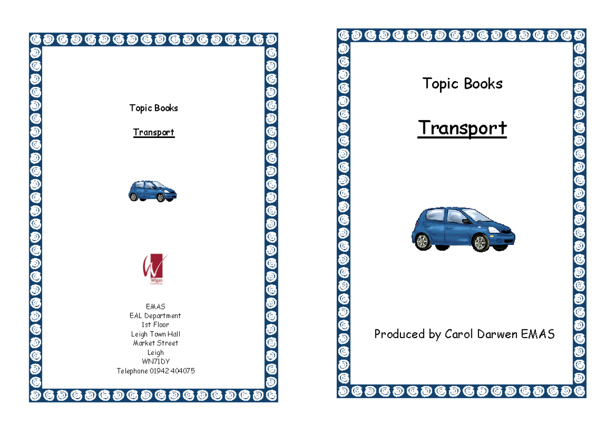 Transport - Inglés - 20 EMAS EAL Department 1st Floor Leigh Town ...