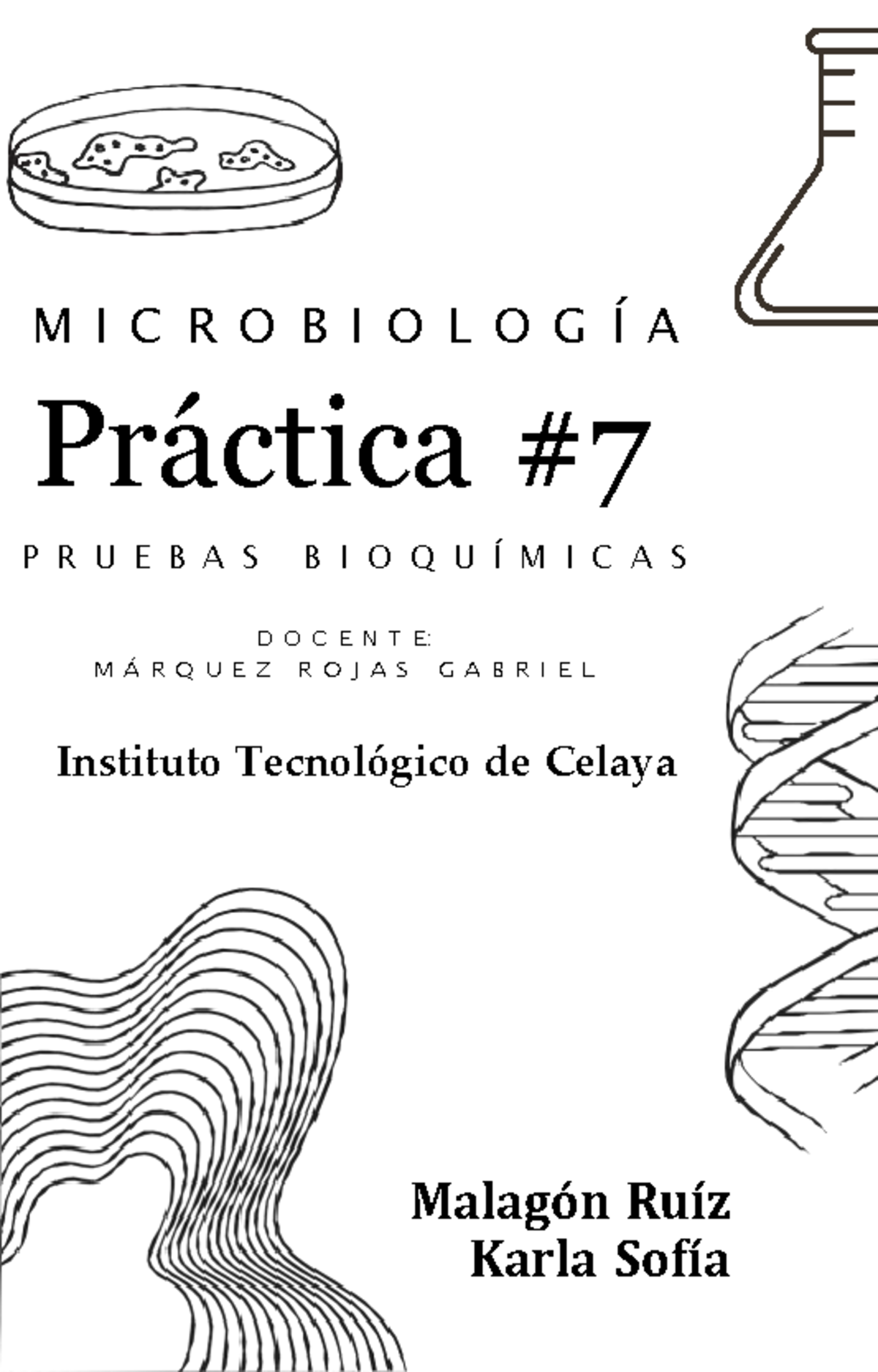 Prátcia 7. Pruebas Bioquímicas - M I C R O B I O L O G Õ A Pr·ctica P R U E B A S B I O Q U Õ M ...